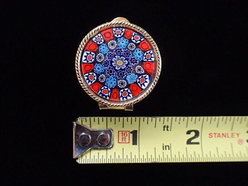 Murano Glass Pill Box With Millefiori Flowers - Etsy