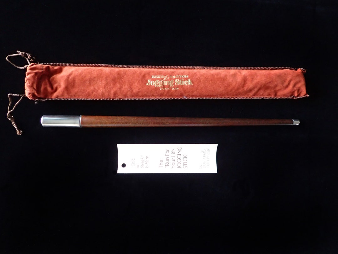 Vintage Reed and Barton Jogging Stick. Walnut With Silver Tips. - Etsy