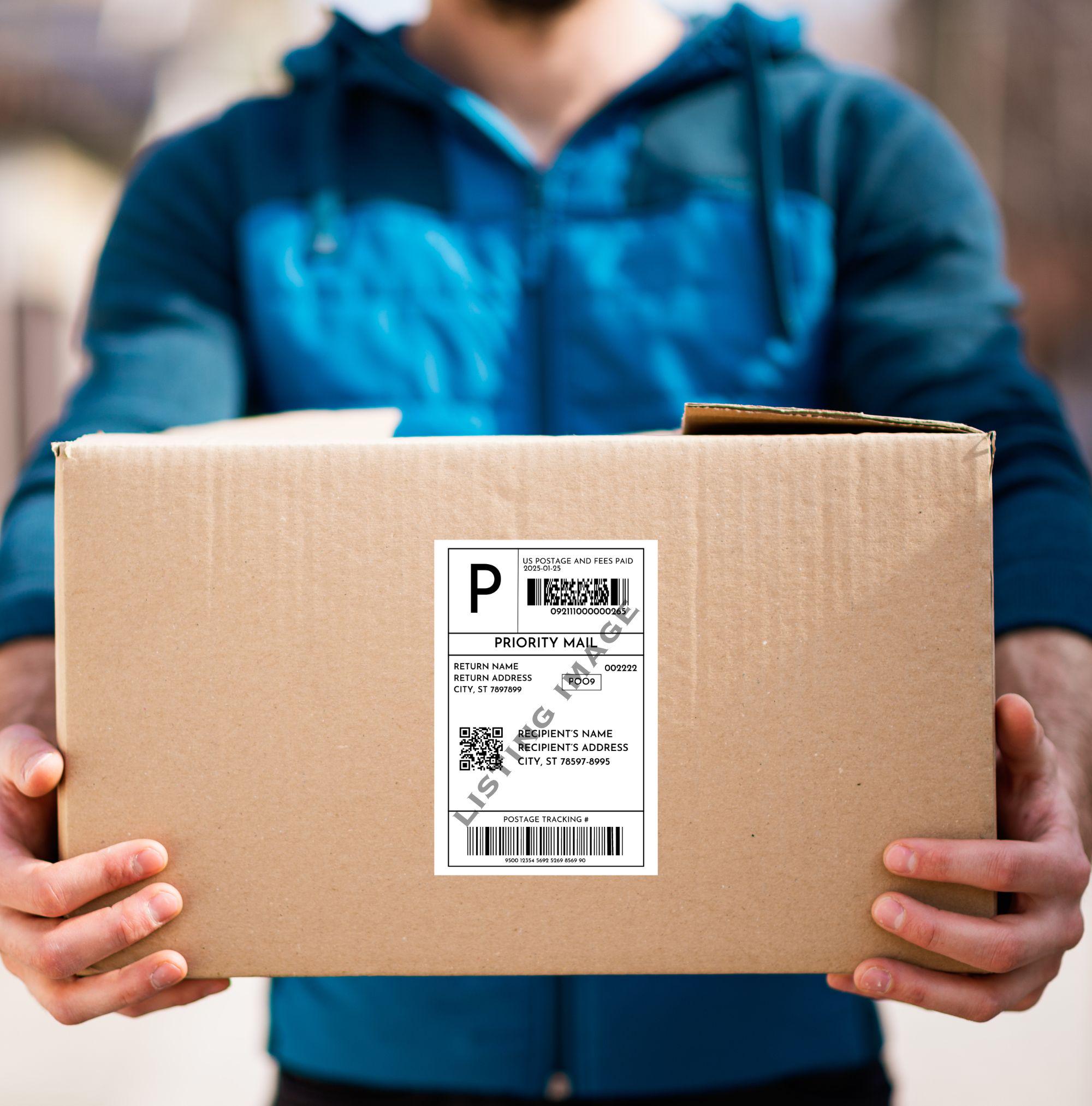 Editable Shipping Label Template: Personalized Gag Gift Mail (instant ...