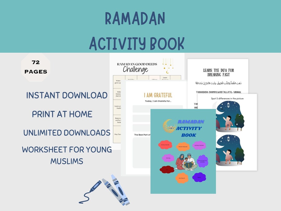 Ramadan Activity Worksheet for Kids, Ramadan Good Deeds Challenge ...