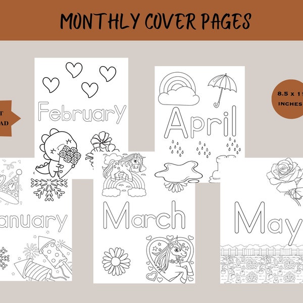 Preschool Binder Cover - Etsy