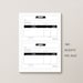 Printable Minimalist Receipt Template: Business Payment Form (instant ...