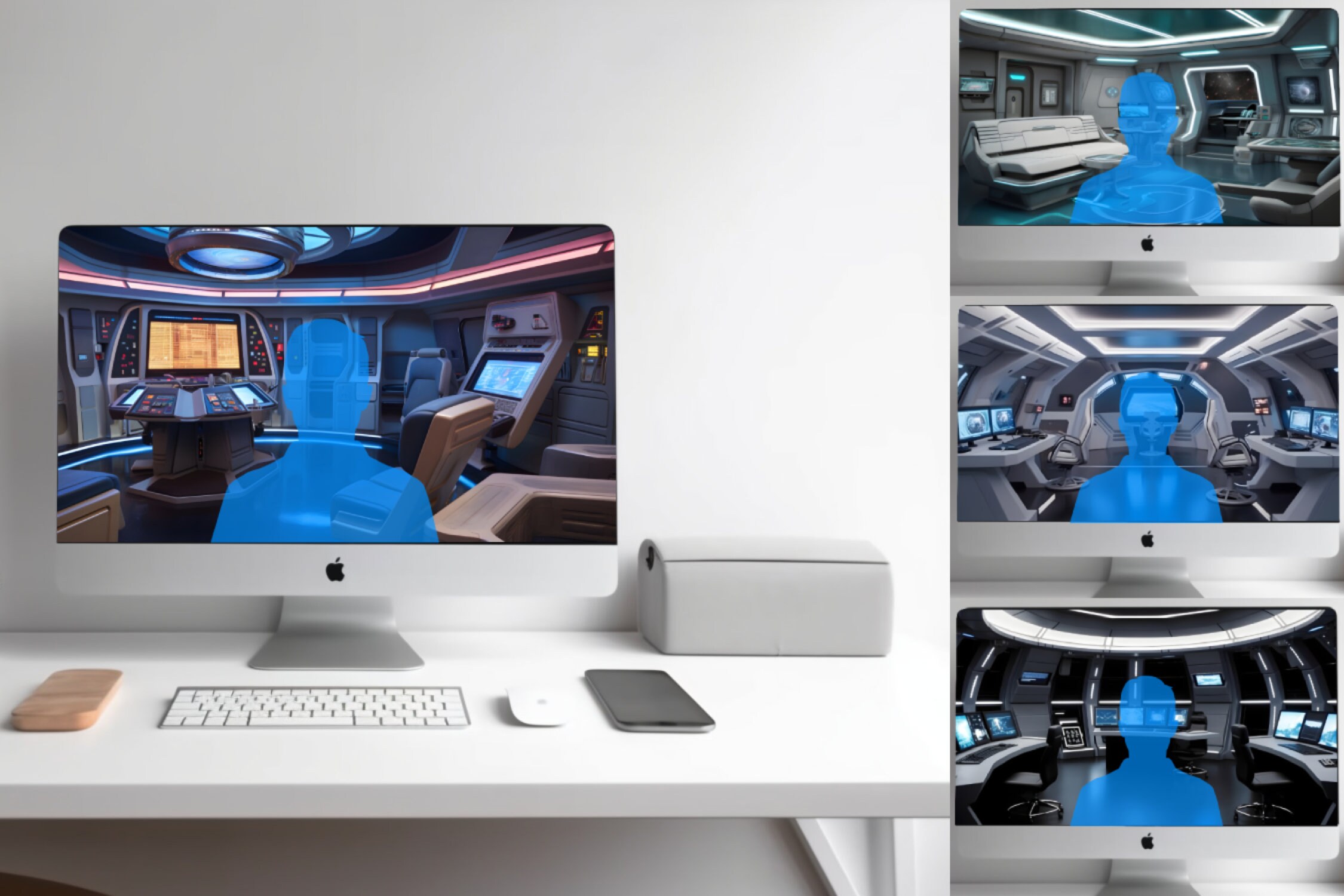 12 Spaceship Zoom Backgrounds, Scifi Virtual Wallpapers, Virtual Zoom ...