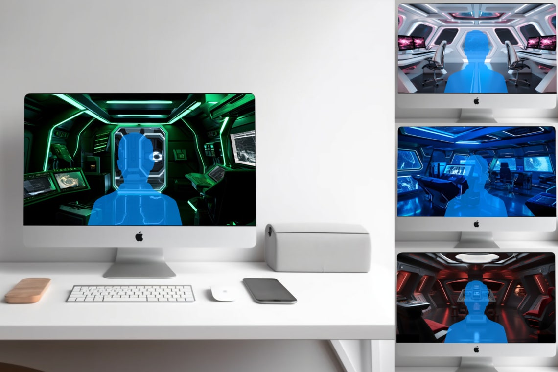 12 Spaceship Zoom Backgrounds, Scifi Virtual Wallpapers, Virtual Zoom ...