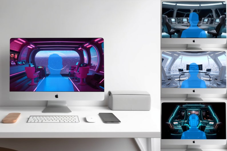 12 Spaceship Zoom Backgrounds, Scifi Virtual Wallpapers, Virtual Zoom ...