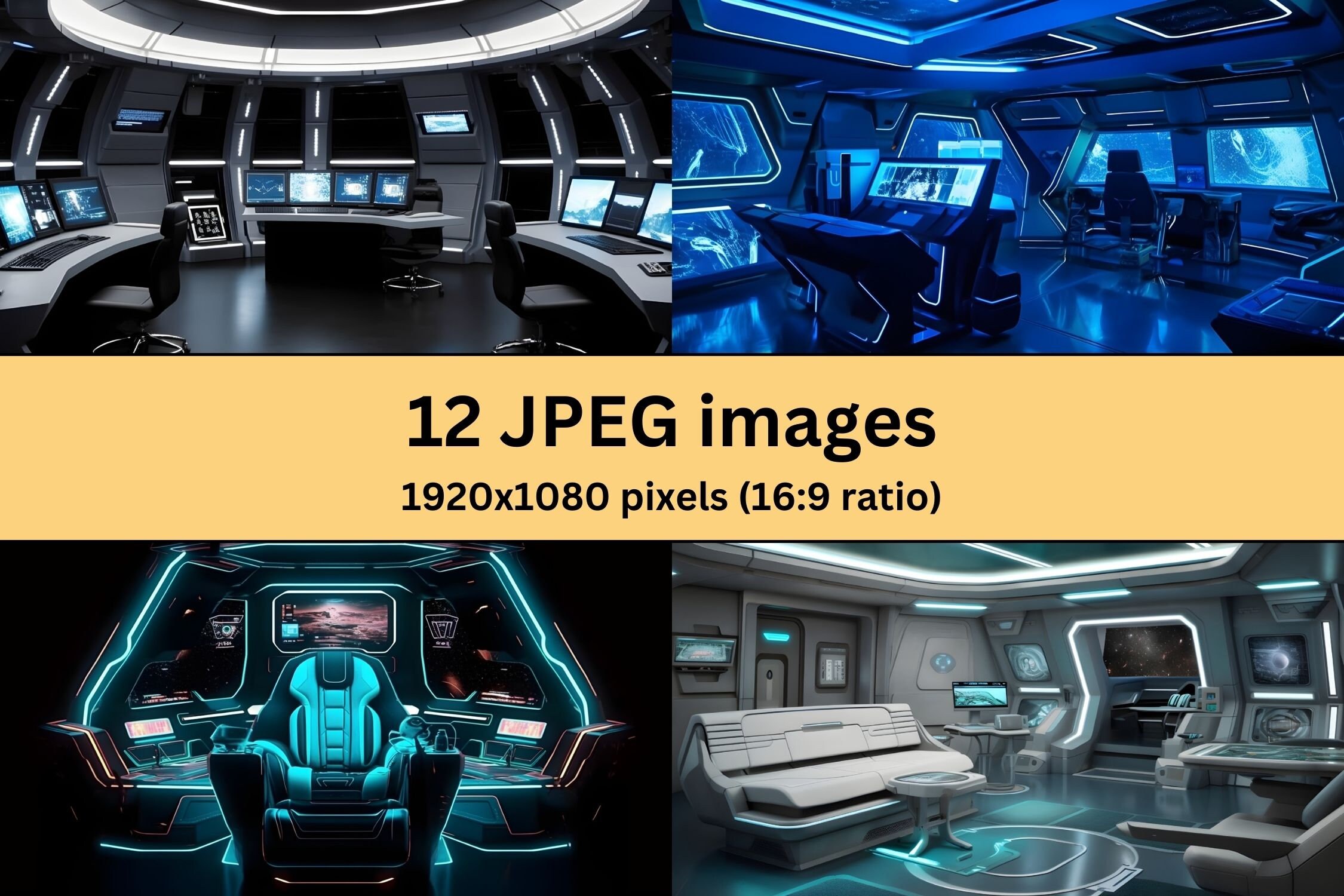12 Spaceship Zoom Backgrounds, Scifi Virtual Wallpapers, Virtual Zoom ...