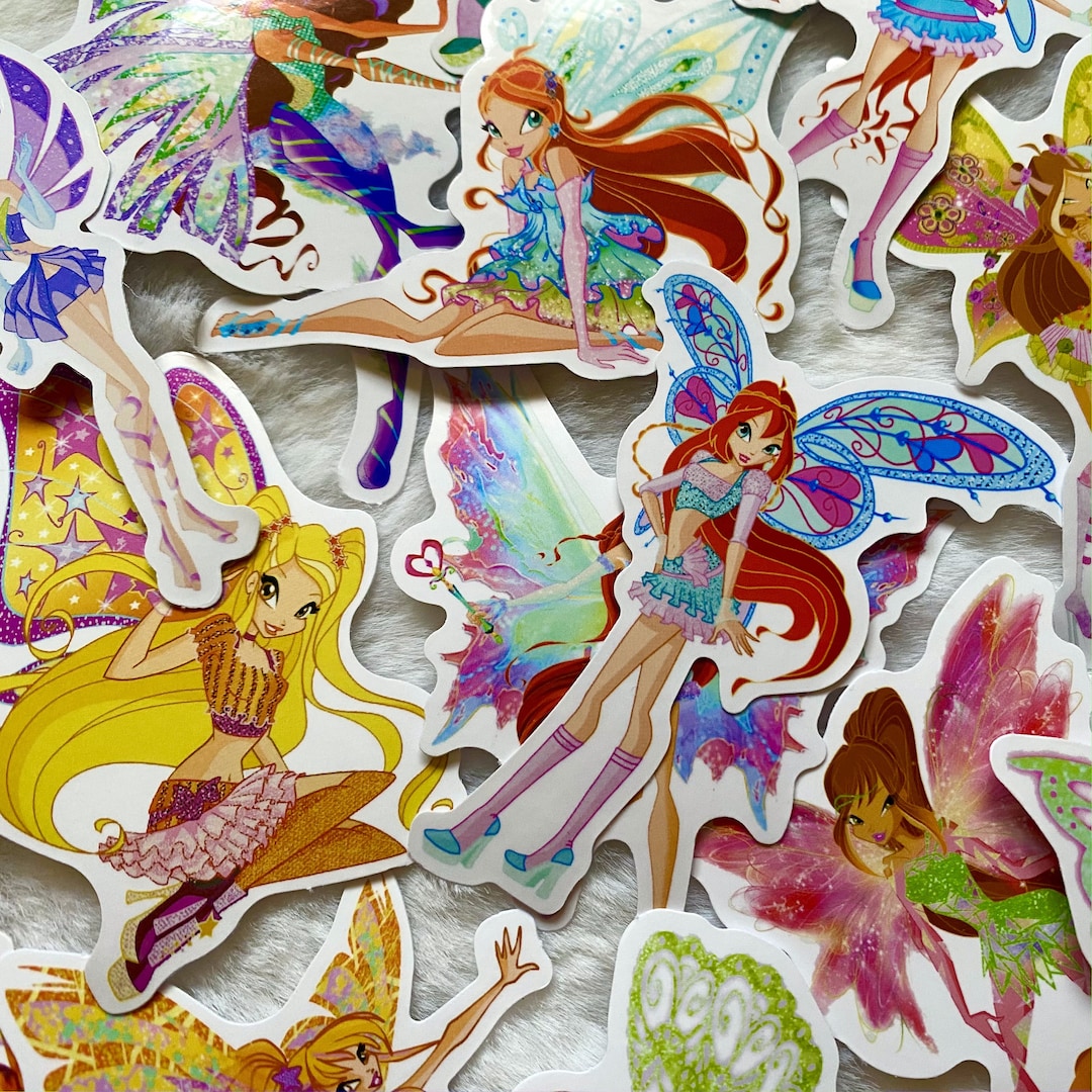 Winx Club Stickers Mystery Set Cute Decor Planner Laptop Water Bottle ...