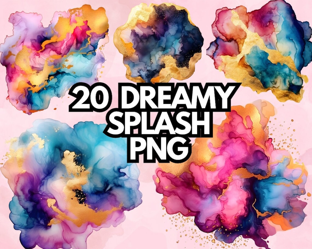 Clip Art Color Splash, 300DPI, Transparent Background, Free Commercial ...