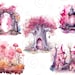 Clip Art Watercolor Enchanted Forest Transparent Background Clipart ...