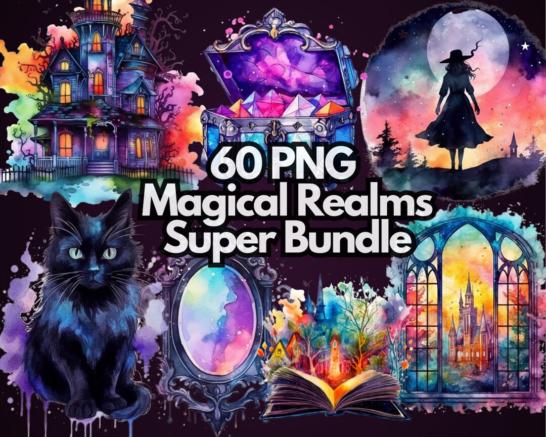 Magic Clip Art Bundle Fantasy Clipart Free Commercial Use Clip Art ...