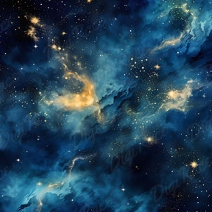 Galaxy Cosmic Digital Papers for Scrapbooking, Printing, Junk Journal ...