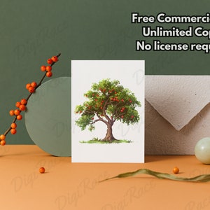 Clip Art Trees Graphics Png Nature Clipart for Cards Invitations Kids ...