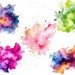 Watercolor Clip Art, Commercial Use, Instant Download, Color Splash Png ...