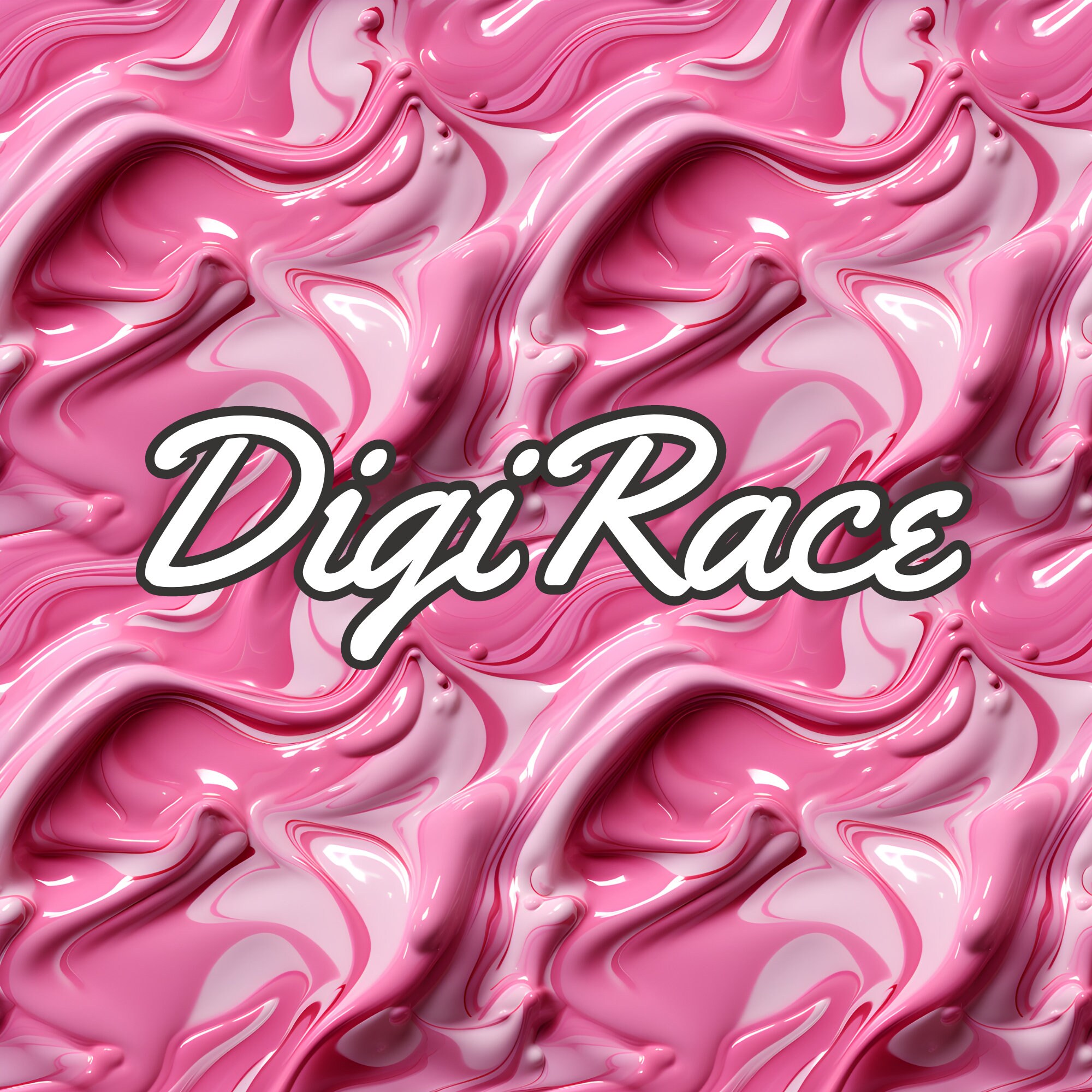 Seamless Pink Liquid Print, Digital Paper Bright Color for Printing and ...