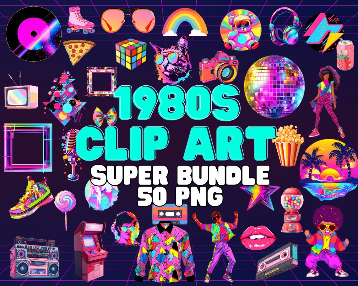 80s Fashion Clip Art