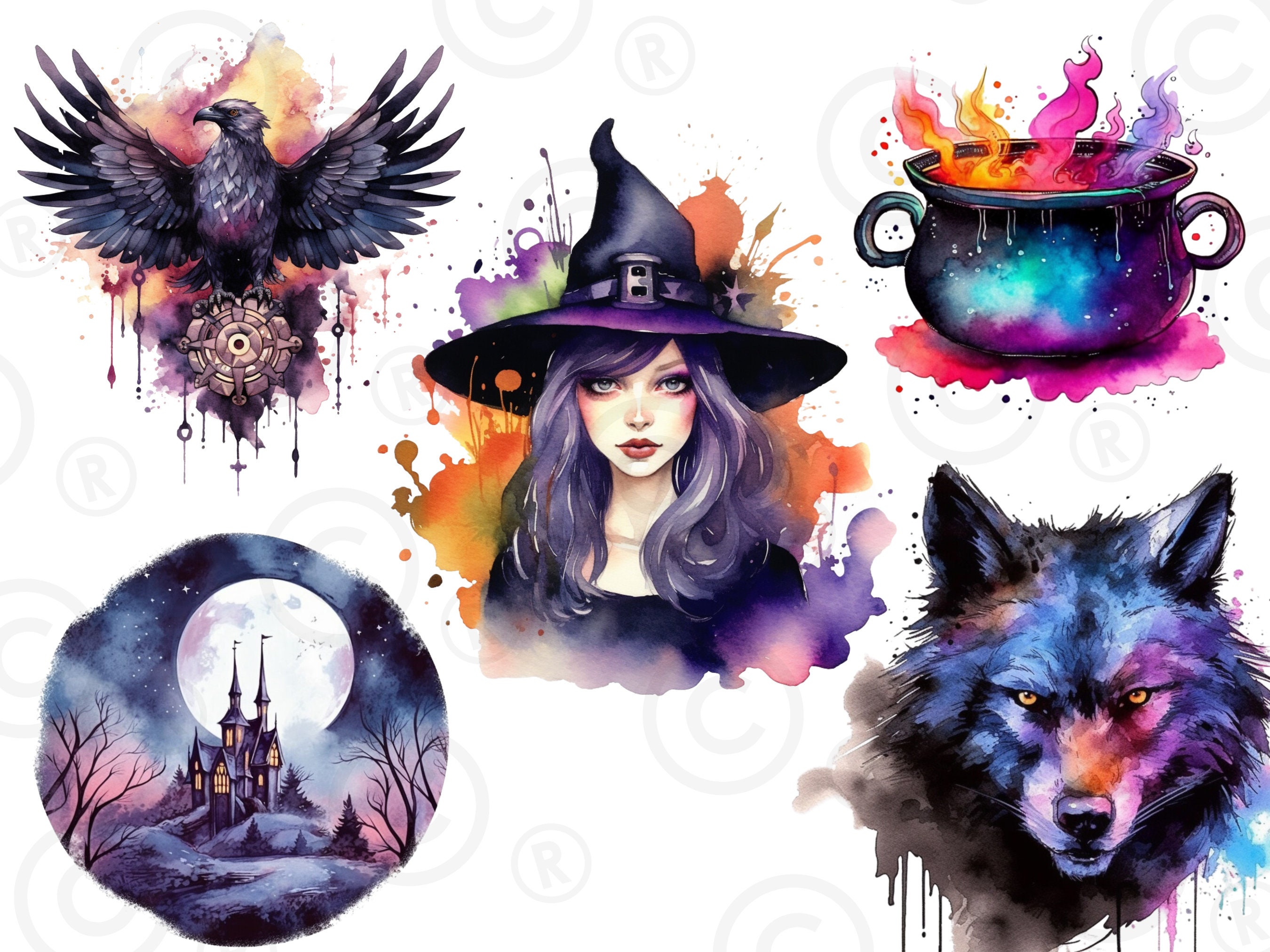 Magic Clip Art Bundle Fantasy Clipart Free Commercial Use Clip - Etsy