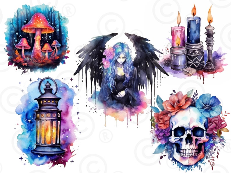 Magic Clip Art Bundle Fantasy Clipart Free Commercial Use Clip - Etsy