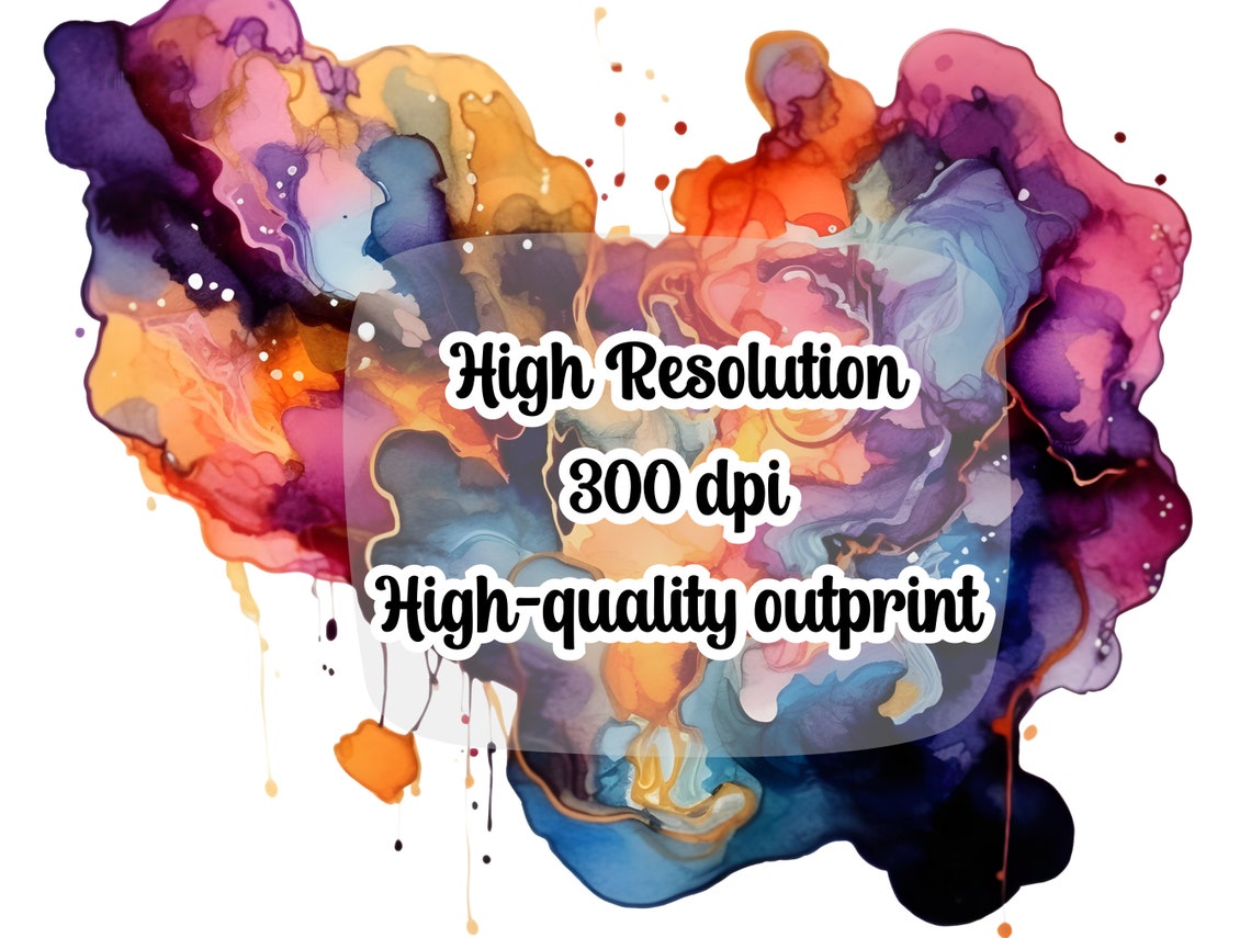 Clip Art Color Splash Discount Bundle Design Graphics Splatter - Etsy