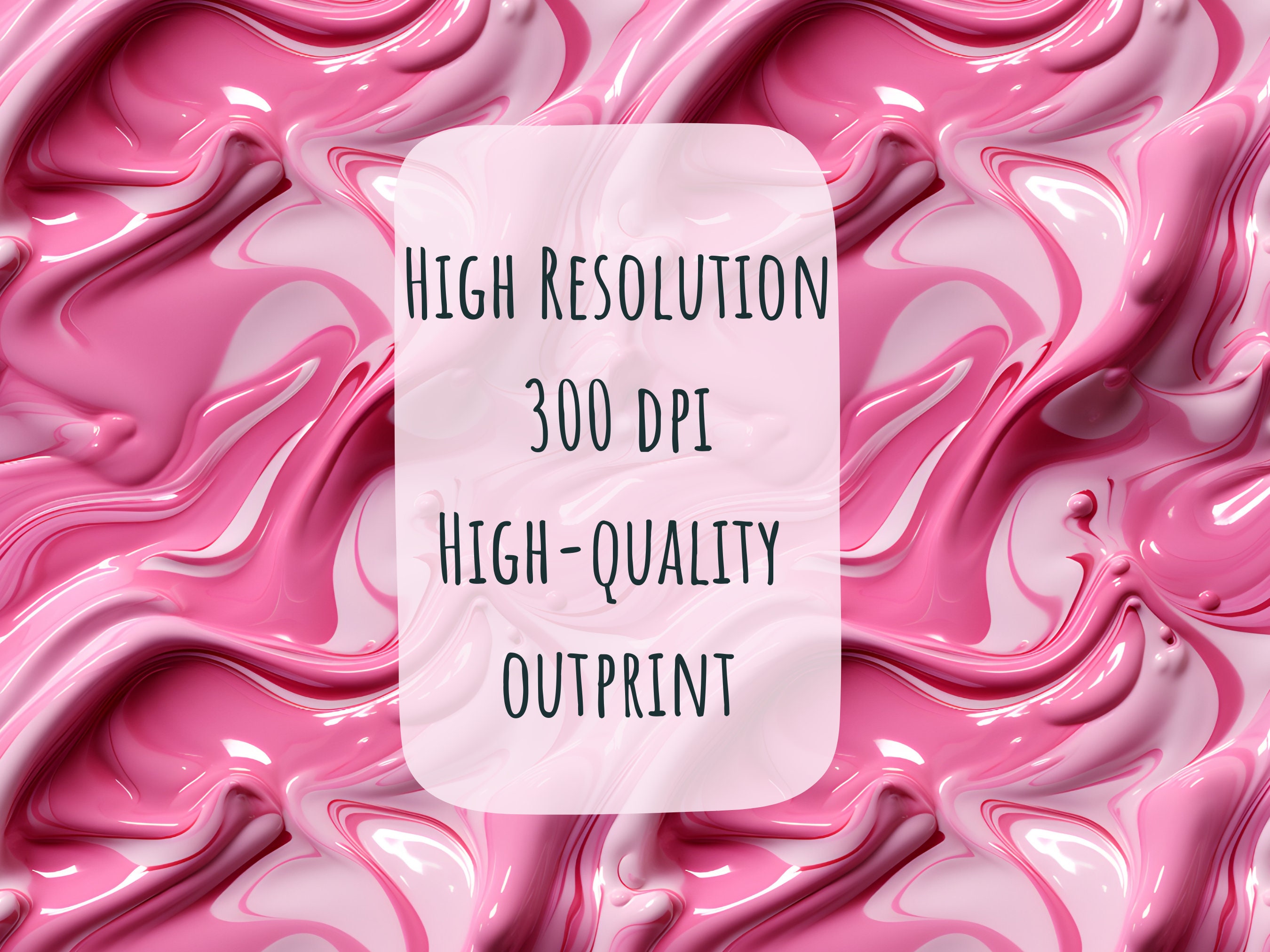 Seamless Pink Liquid Print, Digital Paper Bright Color for Printing and ...