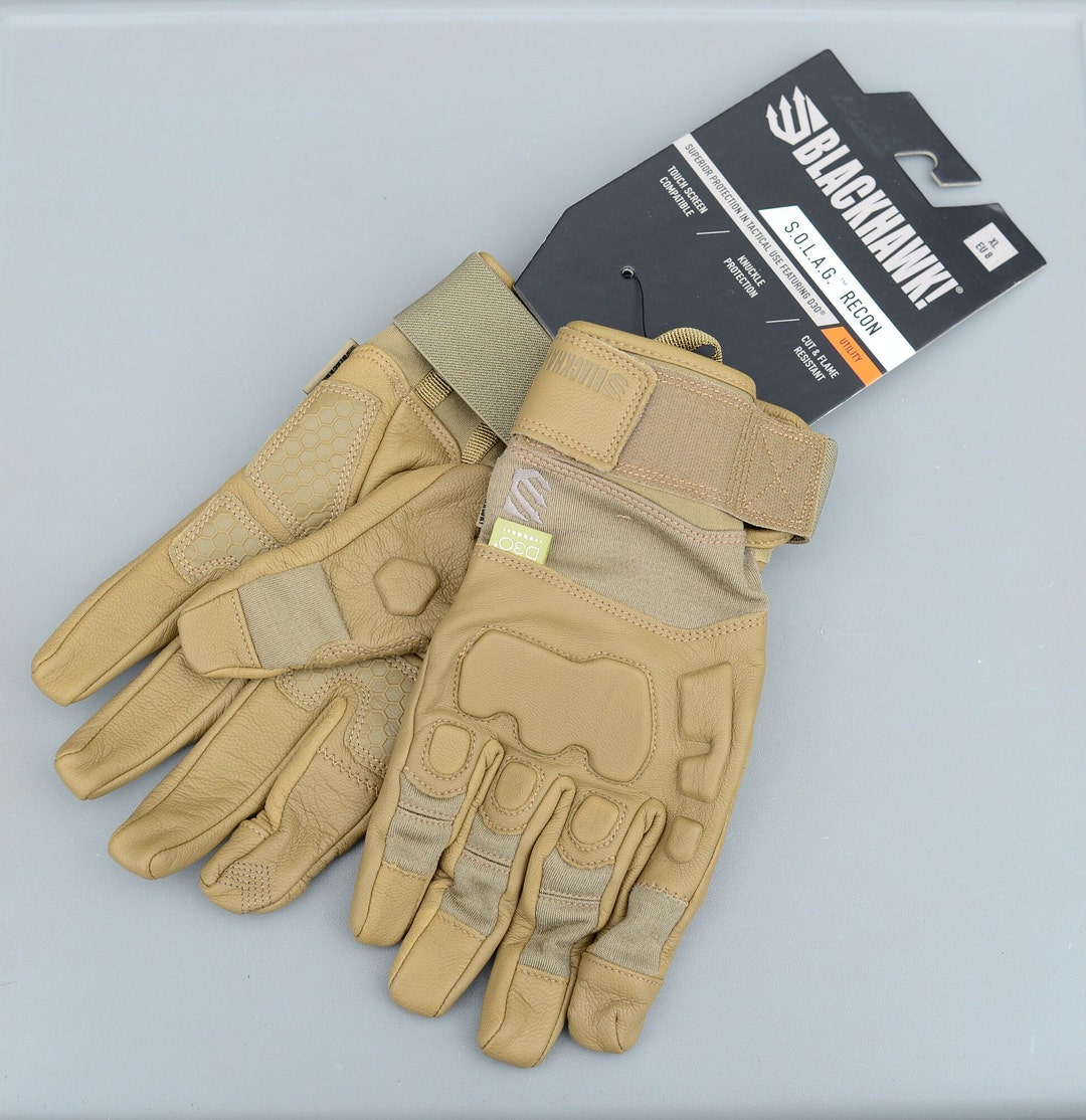 Blackhawk SOLAG Recon Coyote 499 Touch Screen Compatible Hard Knuckle ...