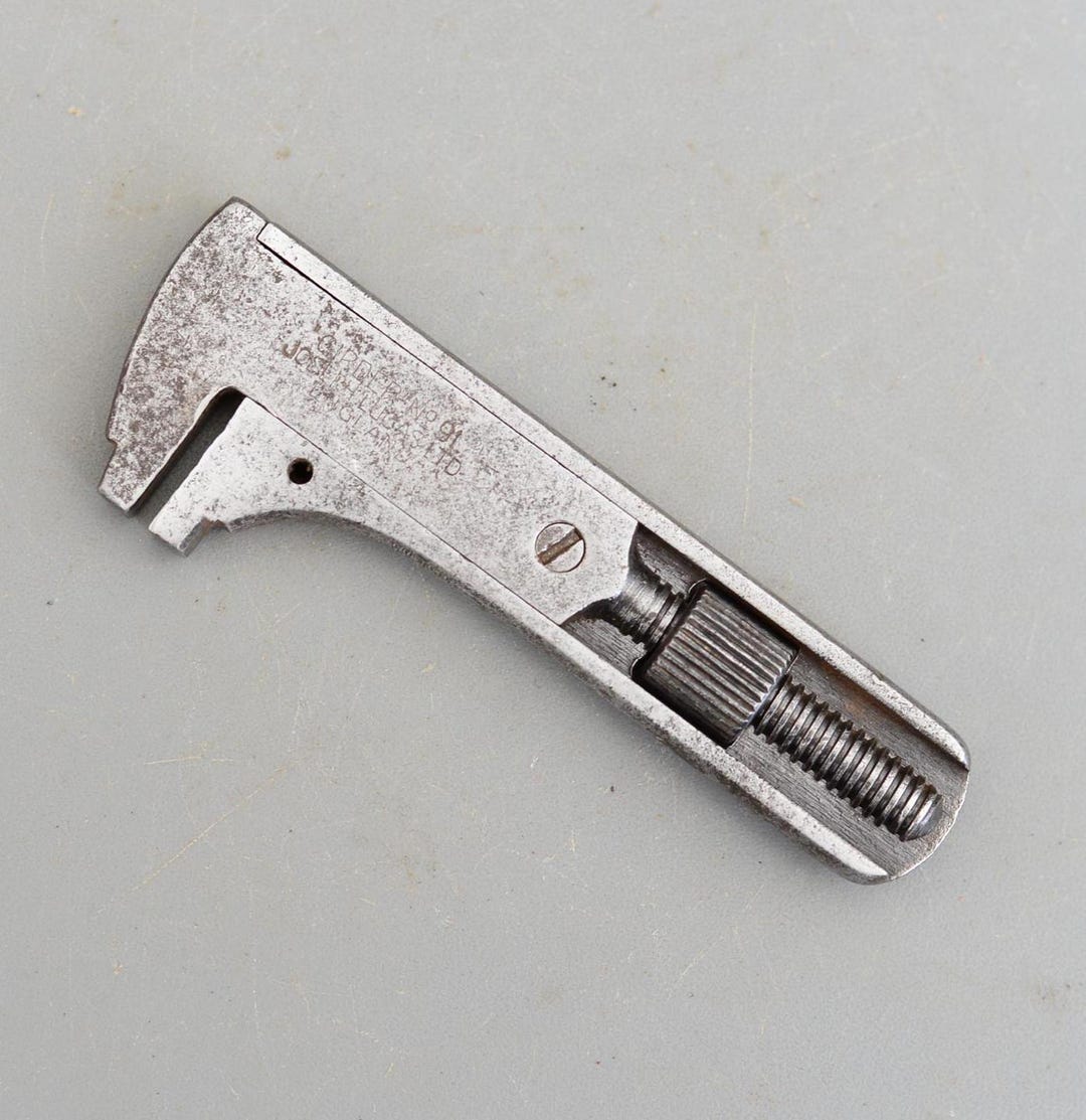 Vintage Joseph Lucas Girder No 91 Adjustable Spanner Wrench Classic Car ...