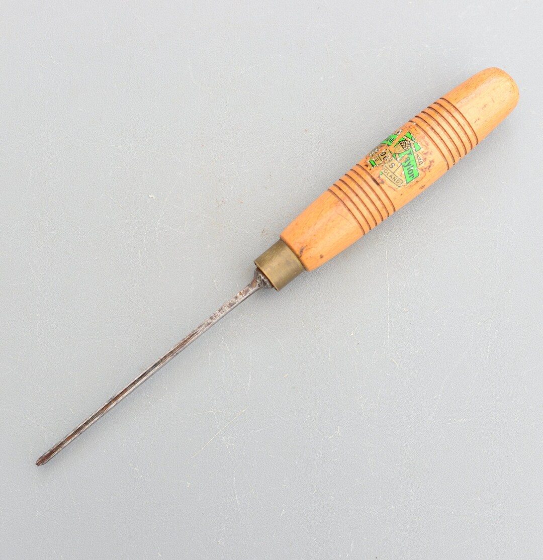 Vintage Henry Taylor Sheffield England Gouge 3mm No11 Carving Chisels ...