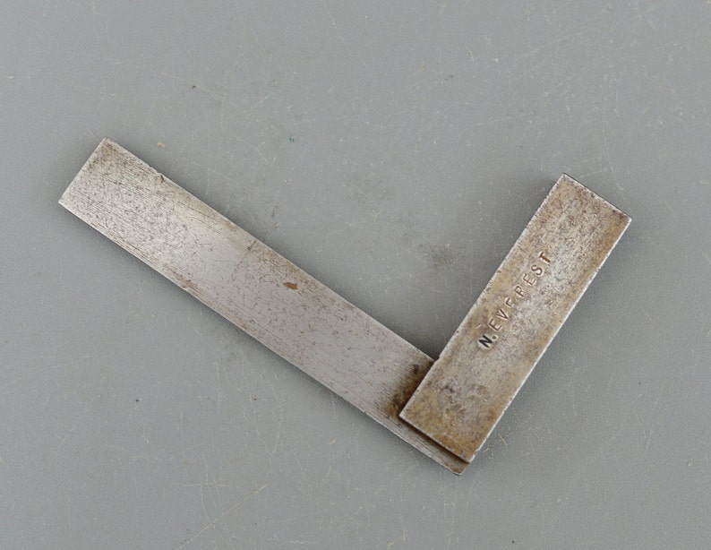 Vintage N. Everest All Steel Try Square Measuring Tool - Etsy