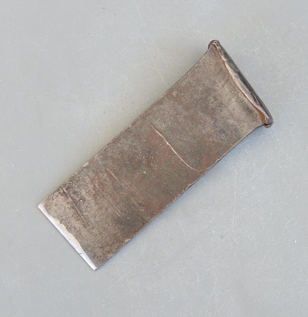 Vintage Log Splitting Steel Wedge - Etsy