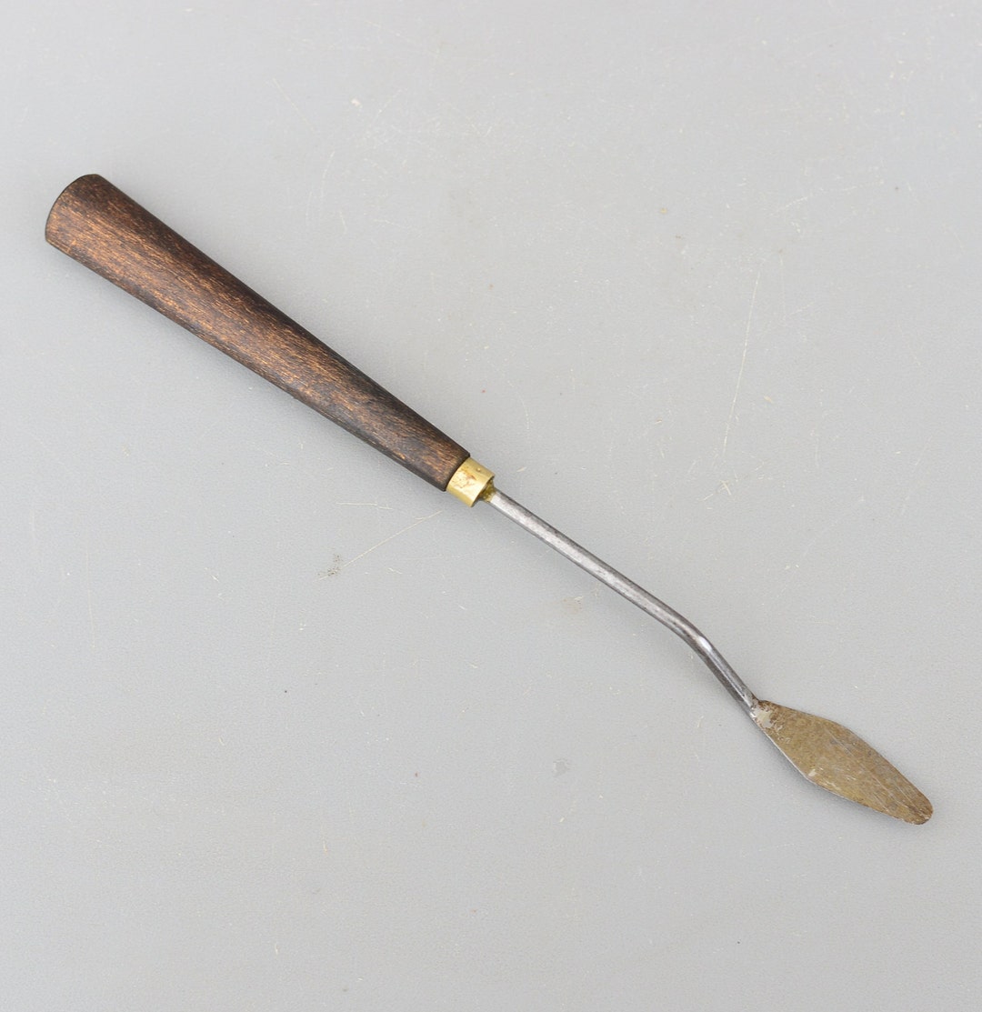 Vintage Artist Palette Tool Art Scraper Oil Paints - Etsy