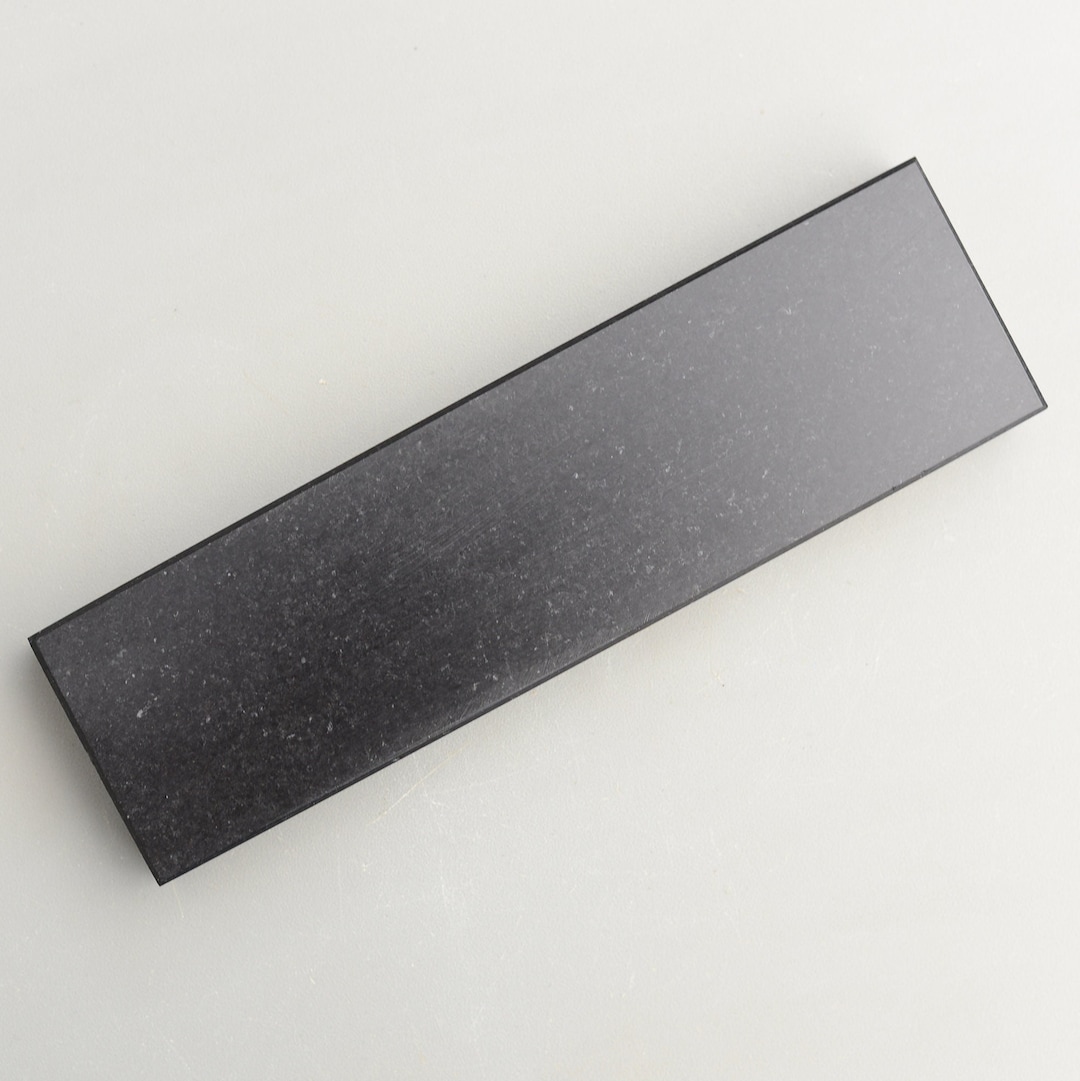 Vintage Natural Ashford Black Marble Limestone Razor Hone Sharpening ...