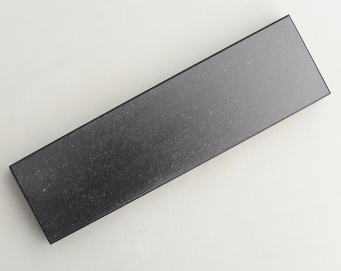 Vintage Natural Ashford Black Marble Limestone Razor Hone Sharpening ...