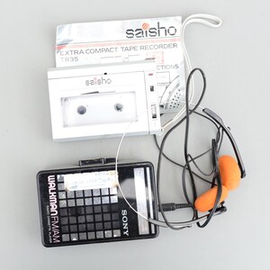 Vintage Sony Walkman WM-BF22 Radio Cassette Player and Saisho TR35 Tape ...