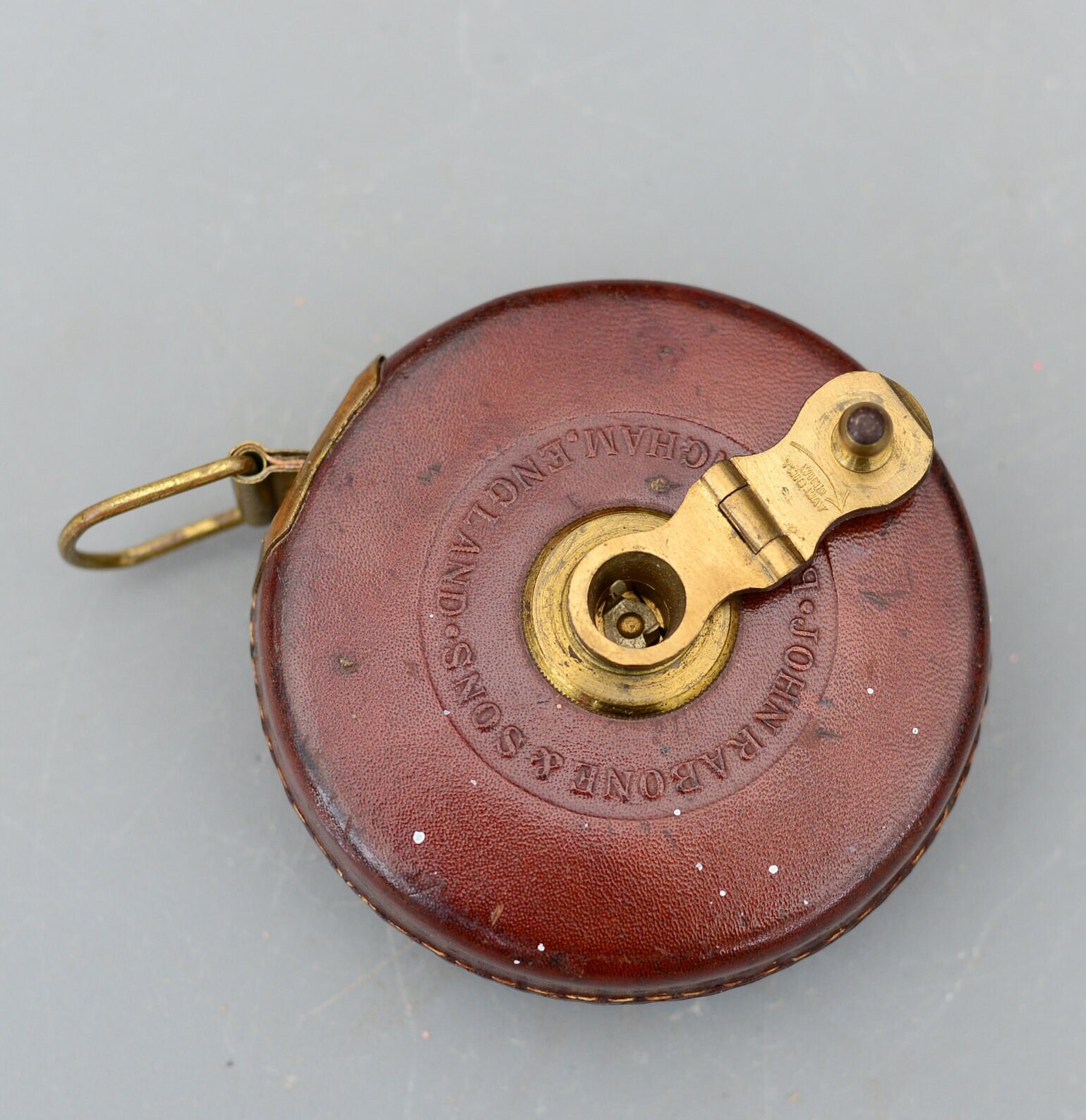 Vintage John Rabone & Sons Birmingham Leather and Brass Tape Measure ...