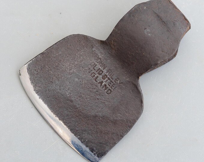 Vintage John Riley Axe Head Solid Steel England - Etsy