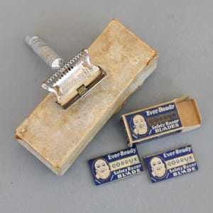 Vintage Ever Ready Travel Safety Razor Set Made in England - Etsy