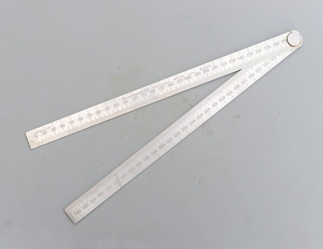 Vintage Rabone Chesterman No 53R Rustless Steel Folding Rule Made in ...