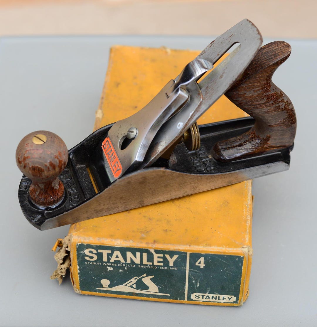 Vintage STANLEY No 4 Smooth Plane Made in England Box - Etsy