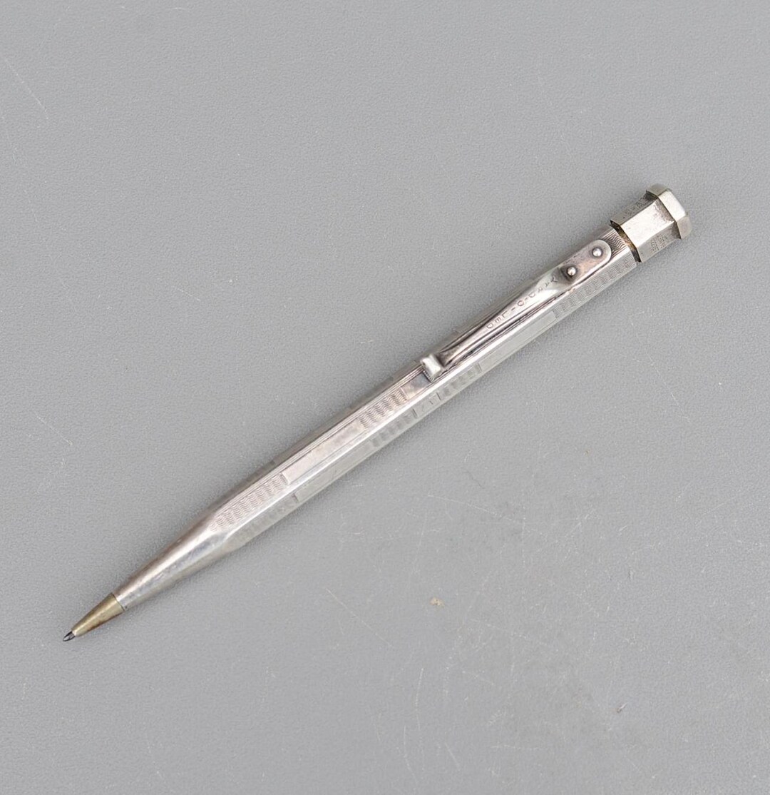 Vintage Yard O Led Rolled Silver Plate Propelling Mechanical Pencil ...
