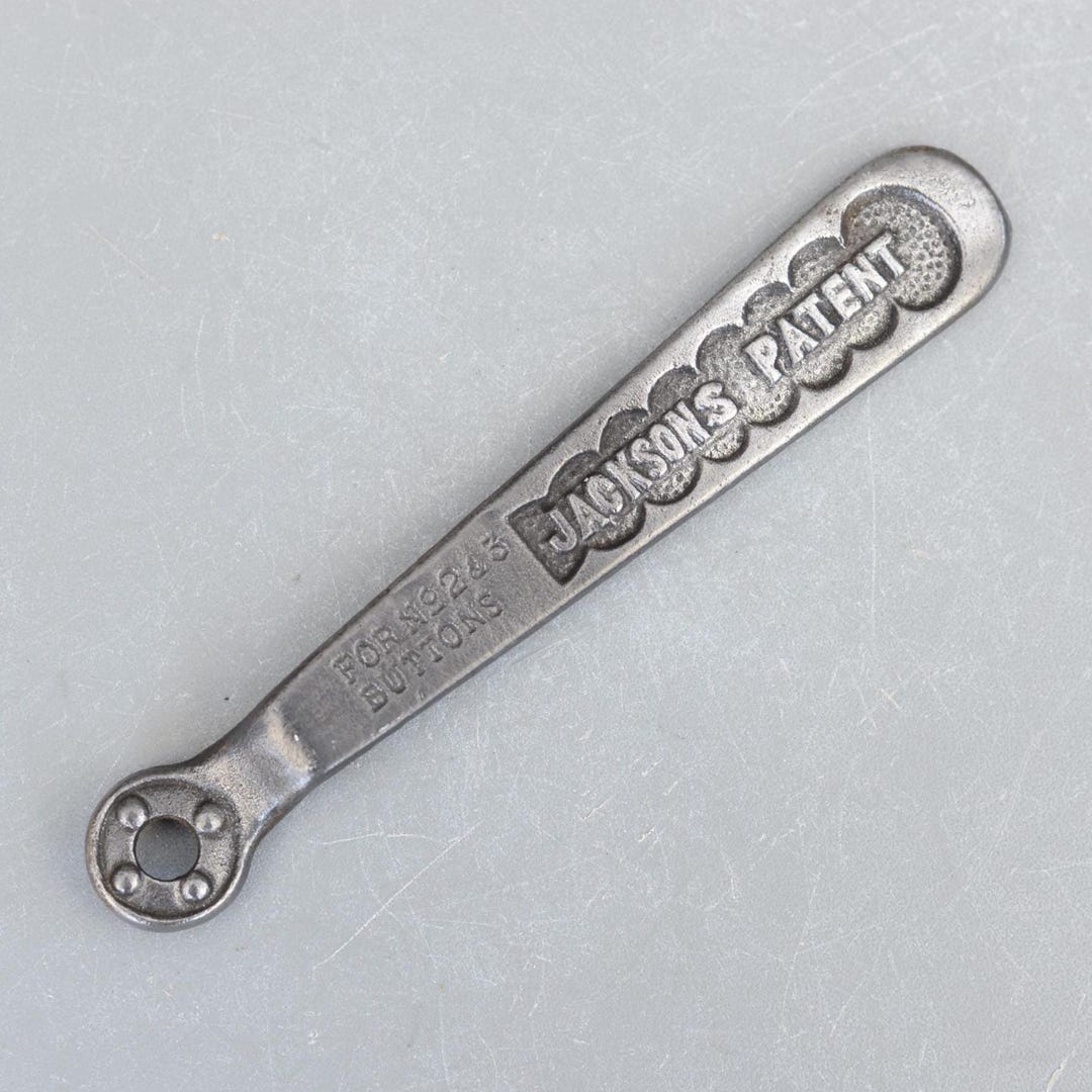 Vintage Jacksons Patent Button Plates Spanner D & E No 2 3 Size - Etsy