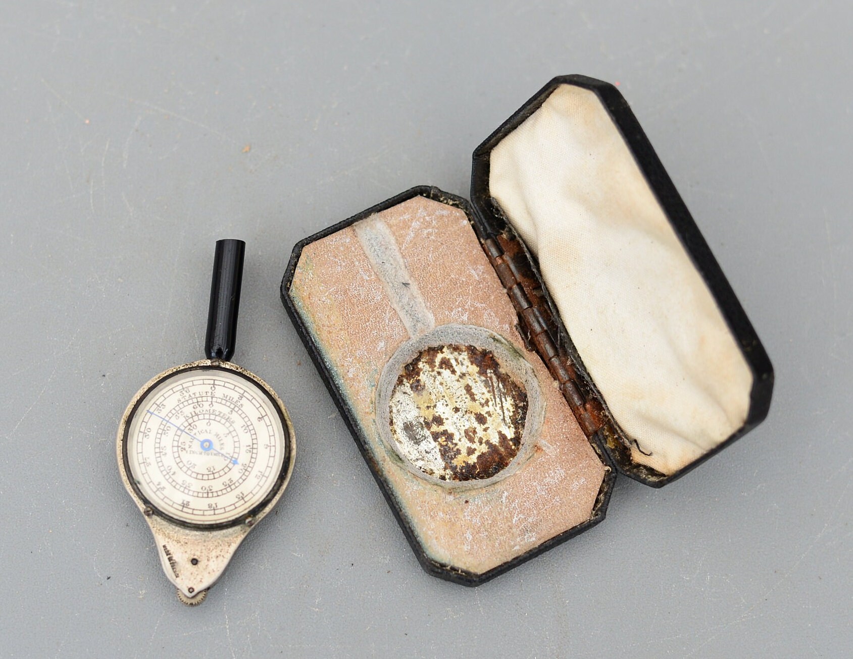 Vintage Depose Made in France Map Measuring Wheel Measures Distance ...