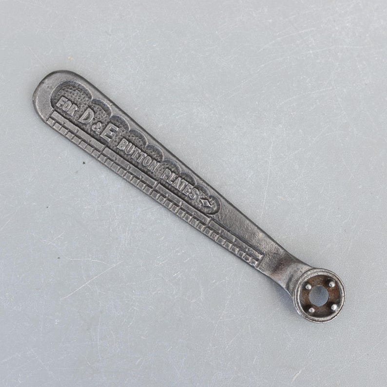 Vintage Jacksons Patent Button Plates Spanner D & E No 2 3 Size - Etsy