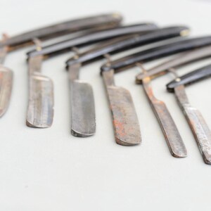Set 6 Vintage Straight Razor Cut Throat Razors - Etsy