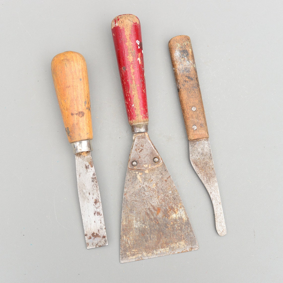 Set 3 Vintage Scraper Spatula Putty Tool Trowel Masons Bricklayers - Etsy