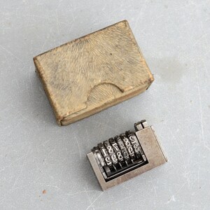 Vintage Leibinger Permoid Numbering Machine No 6 Digit Letterpress - Etsy