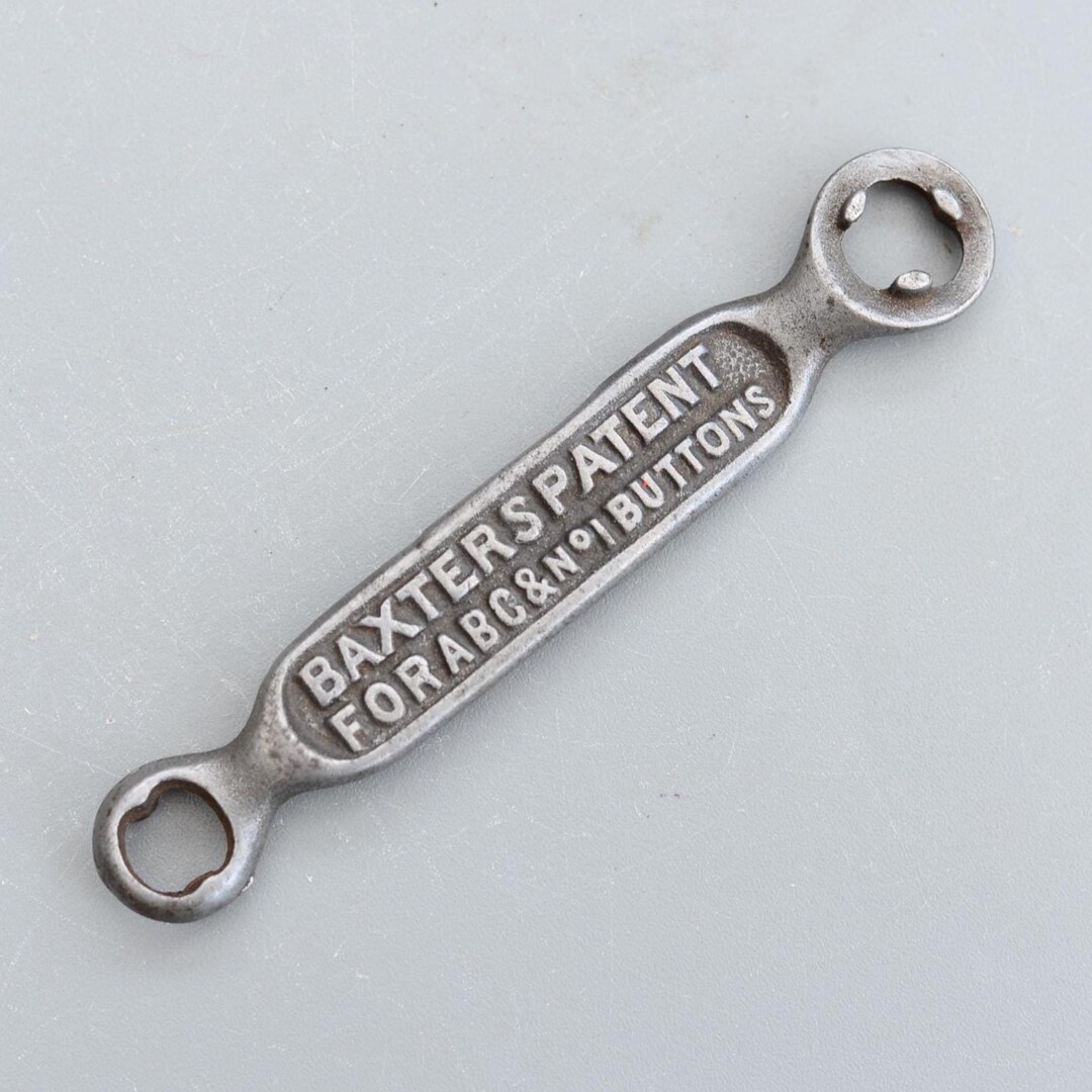 Vintage Baxters Patent Button Plates Spanner for ABC No1 Ford ...