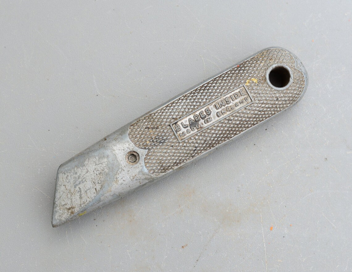 Vintage STANLEY No 199 Chequered Pad Blade Saw Handle Made in England ...