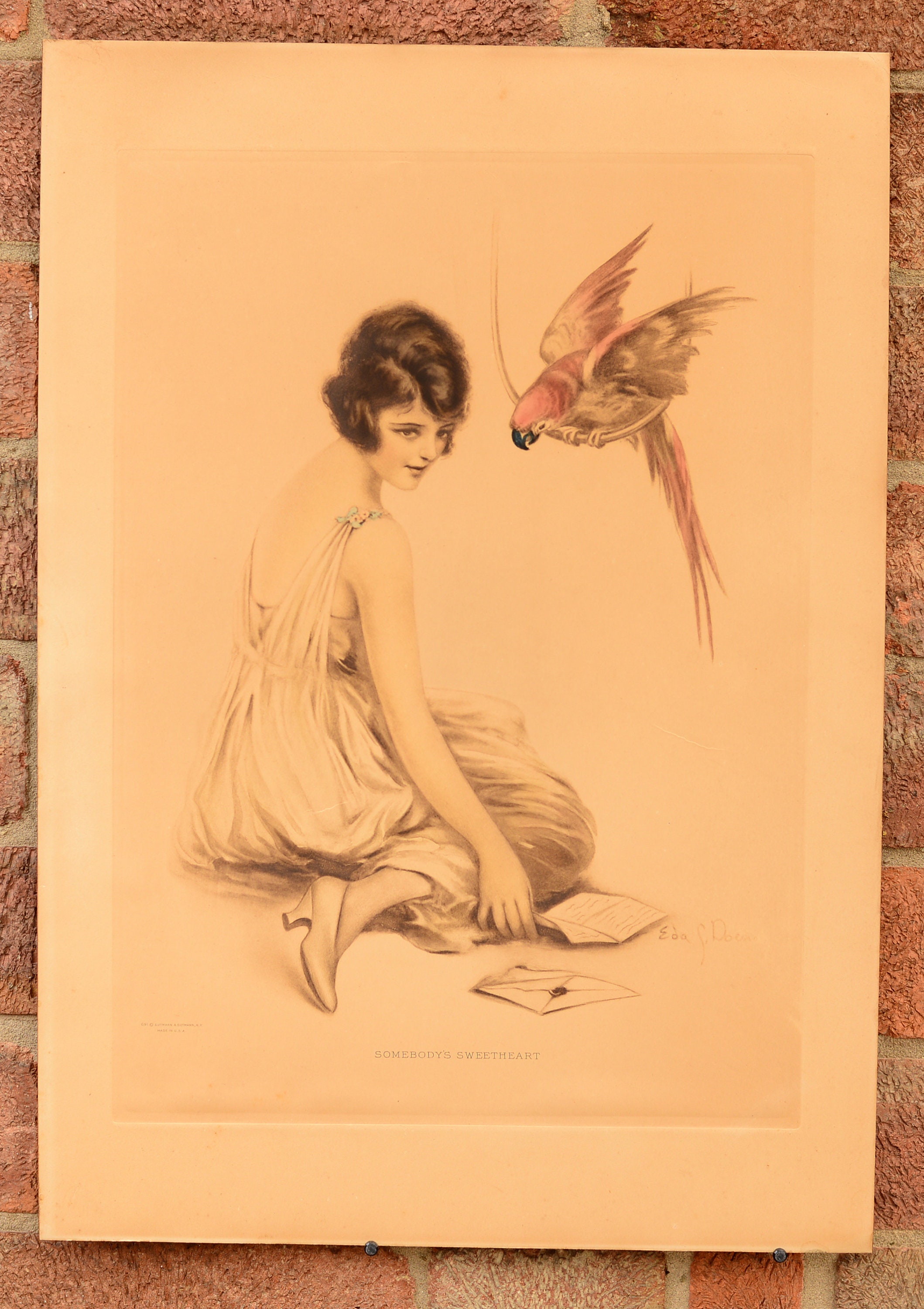 Vintage Large Original Engraving Old Print - Etsy