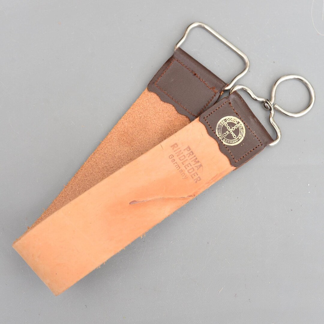 Vintage DORKO Solingen Germany Straight Razor Leather Strop Hone ...