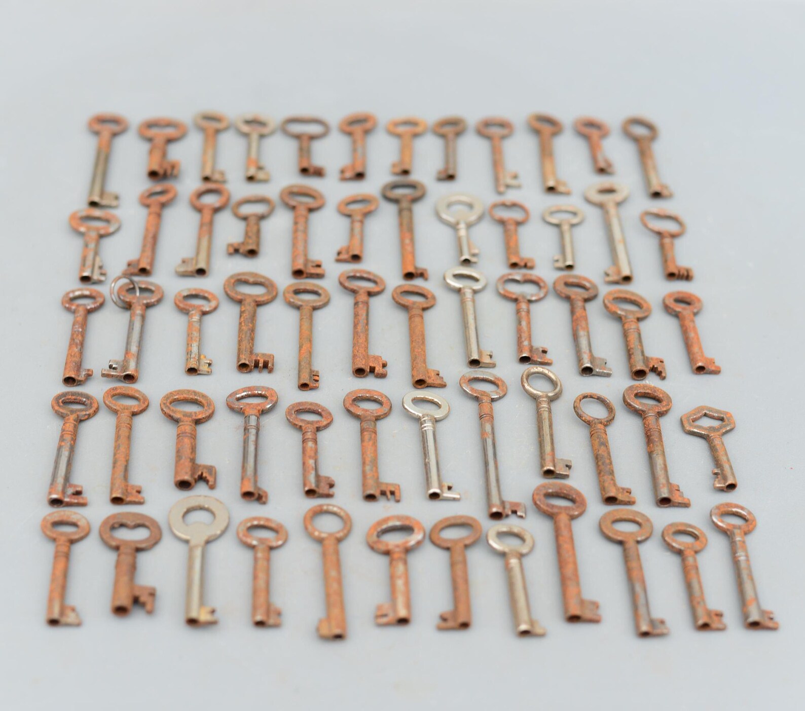 Vintage 60 Bundle Keys Door Cupboard Cabinet Draw Chest Salvage Key - Etsy