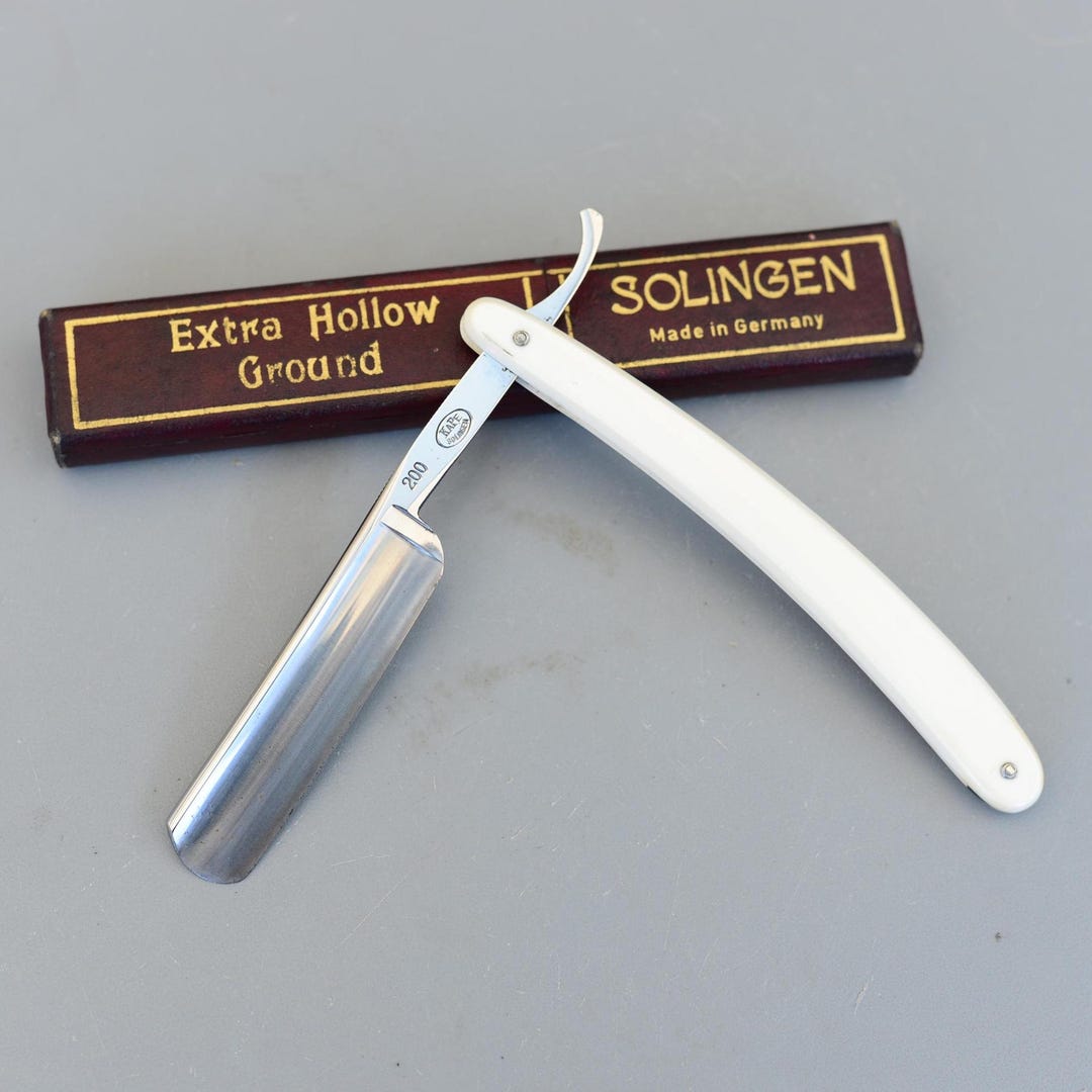 Vintage KAPE No 200 Solingen Straight Razor Cut Throat Razors Germany ...